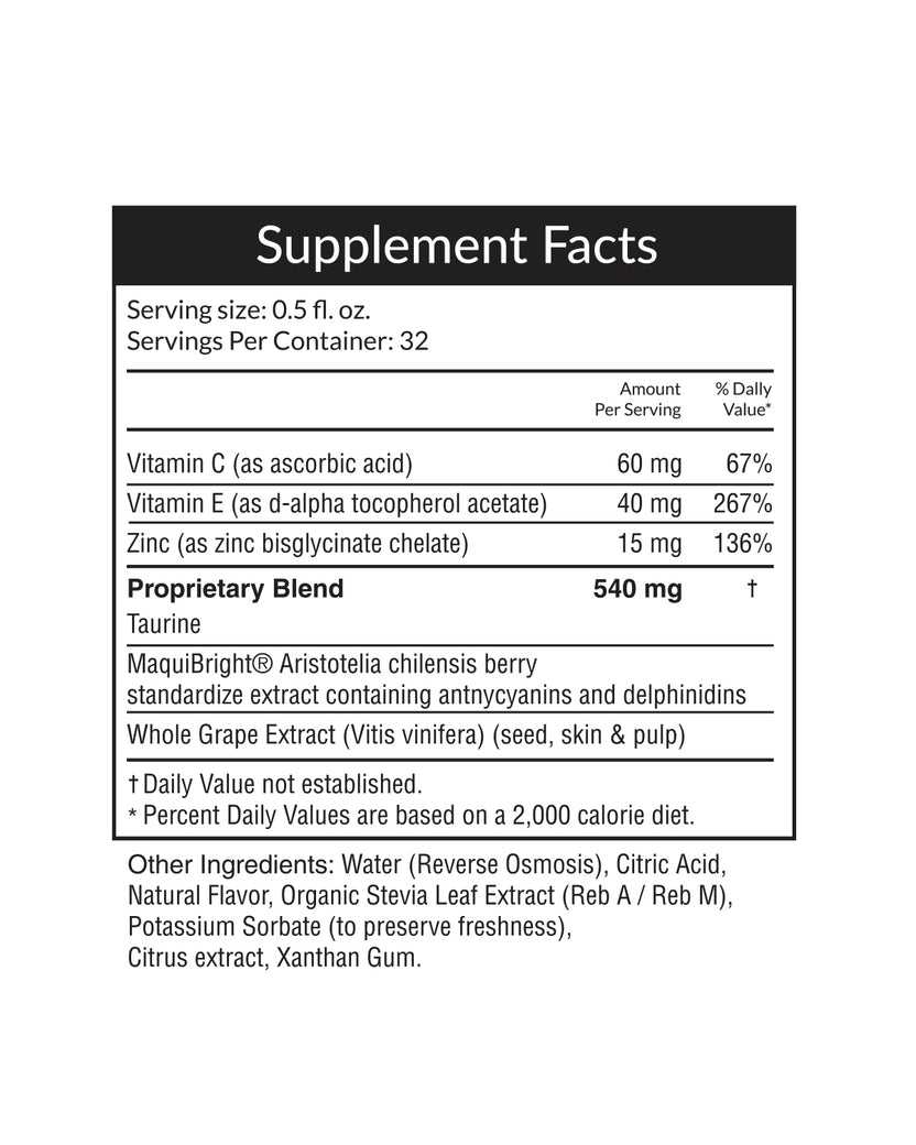 Daily Liquid Eye Care Vitamin with MaquiBright® | Passion 4 Health